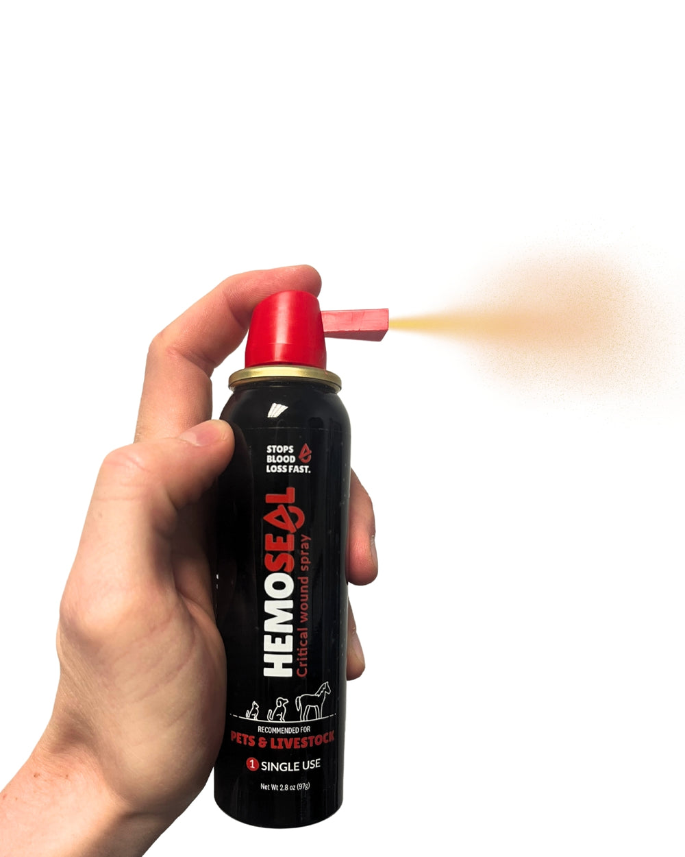 HemoSEAL Critical Pet Wound Spray | Pawprint Oxygen